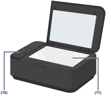 Canon : PIXMA Manuals : MG3500 series : Front View